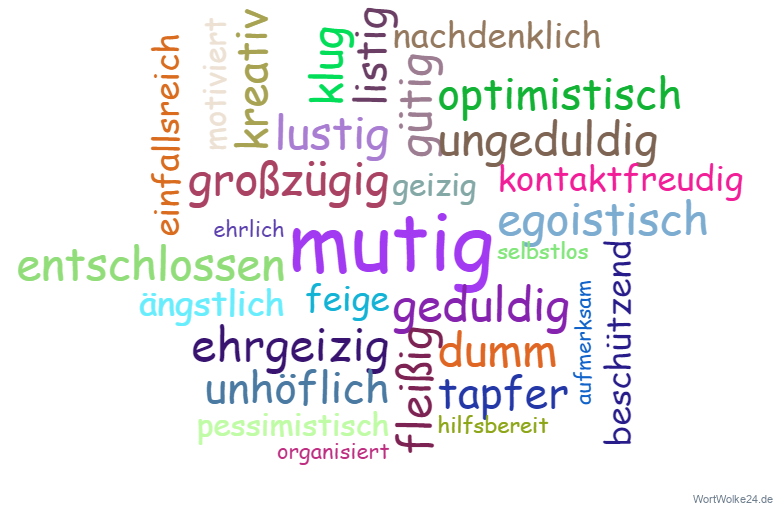 Eigenschaften 3 - Wortwolke zum kostenlosen Download | WortWolke24.de